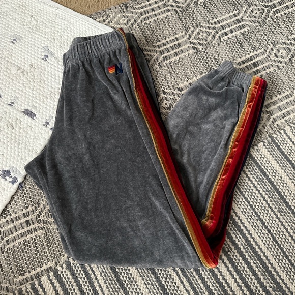 Aviator Nation | Pants & Jumpsuits | Aviator Nation Velour Sweatpants ...